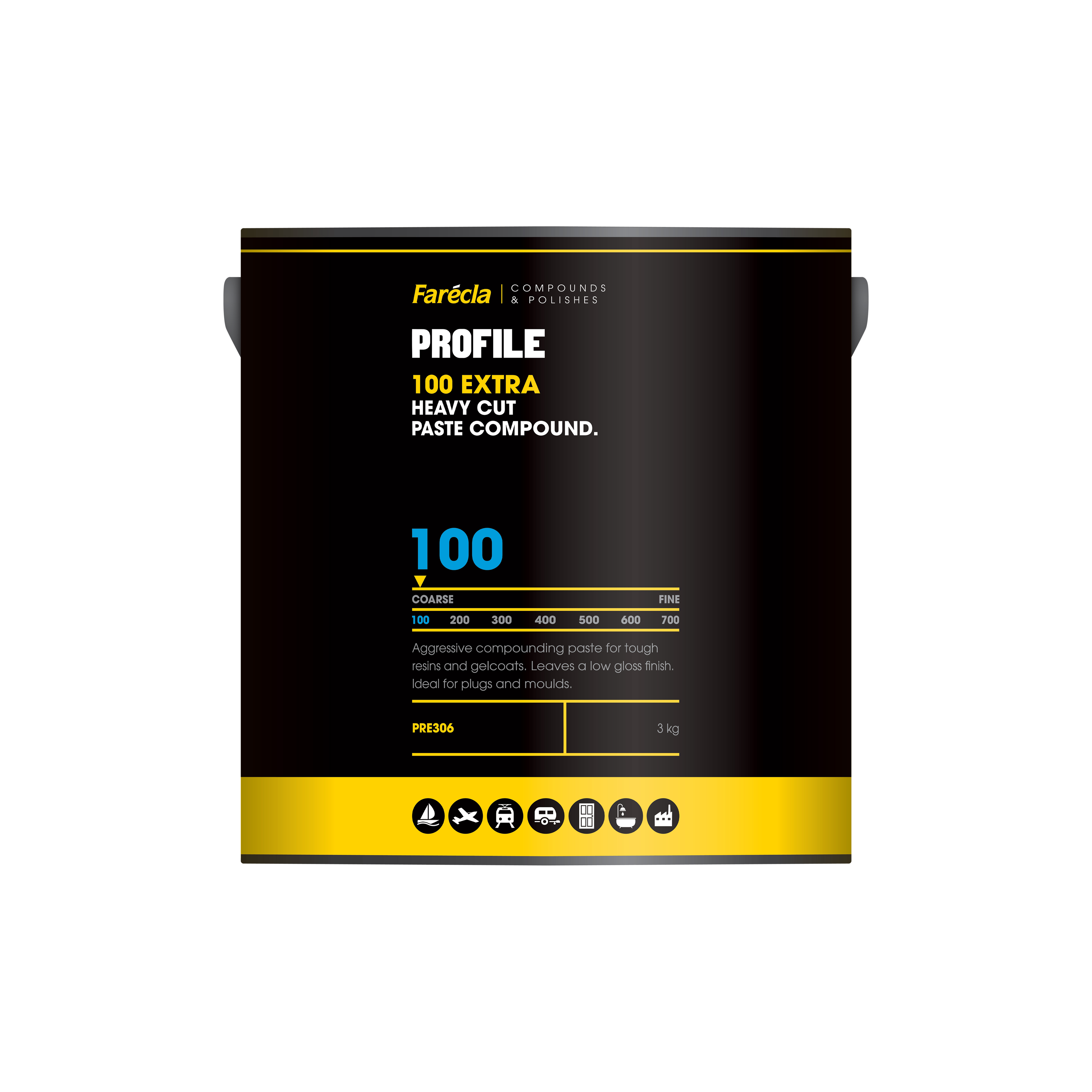 Profile 100 Extra Paste Compound | Farécla